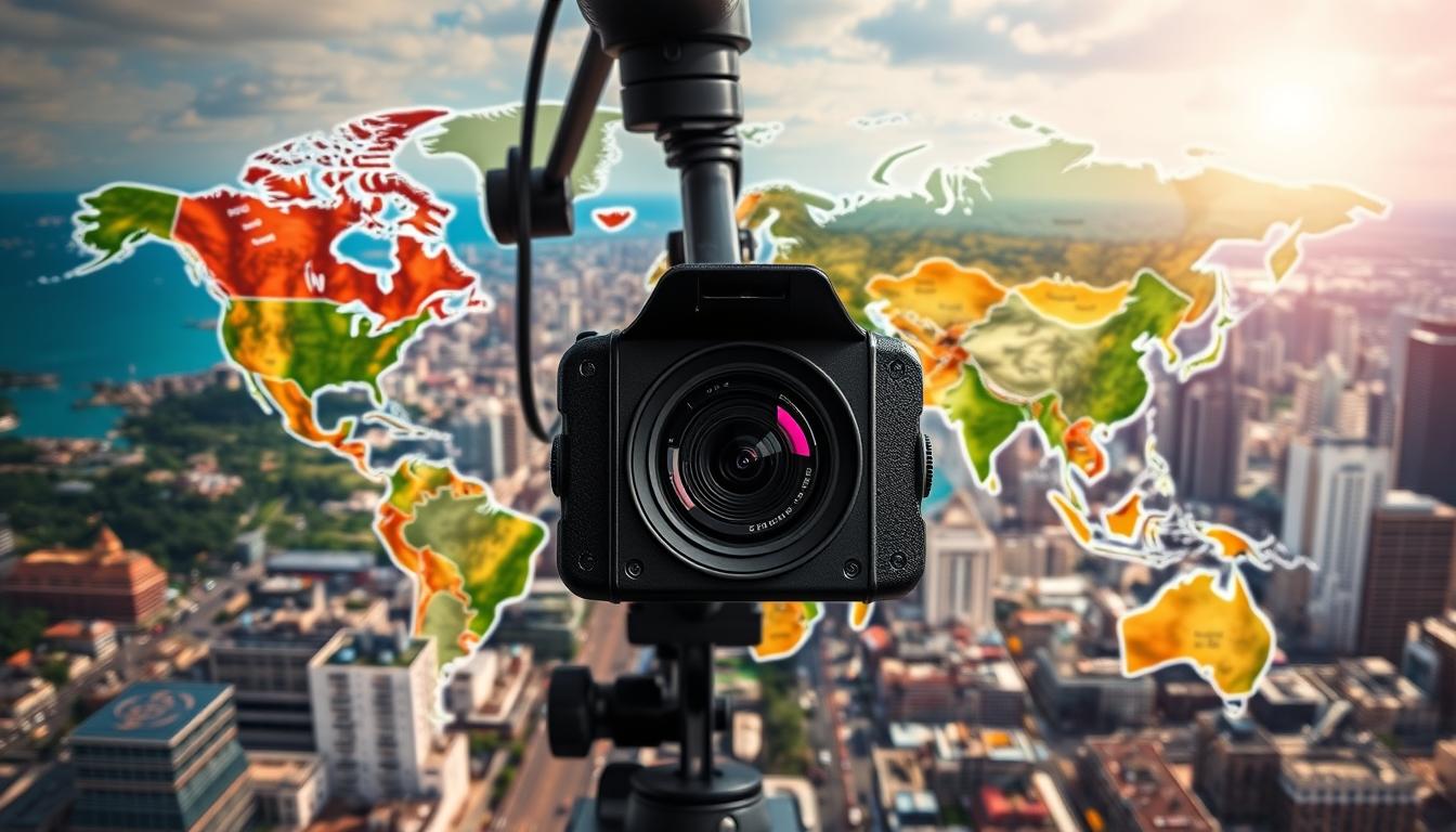 Explore o mundo pelo mapa e câmera ao vivo